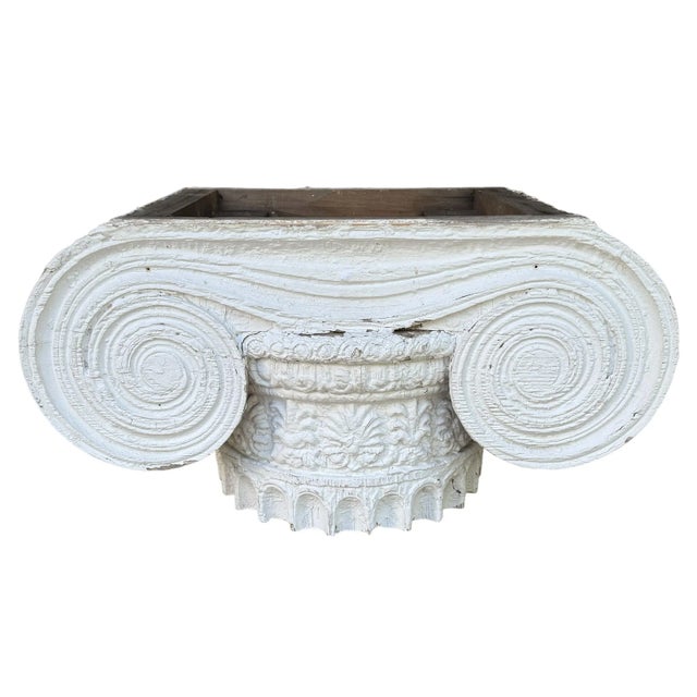 19th Century American Greek Revival Ionic Capital | Chairish