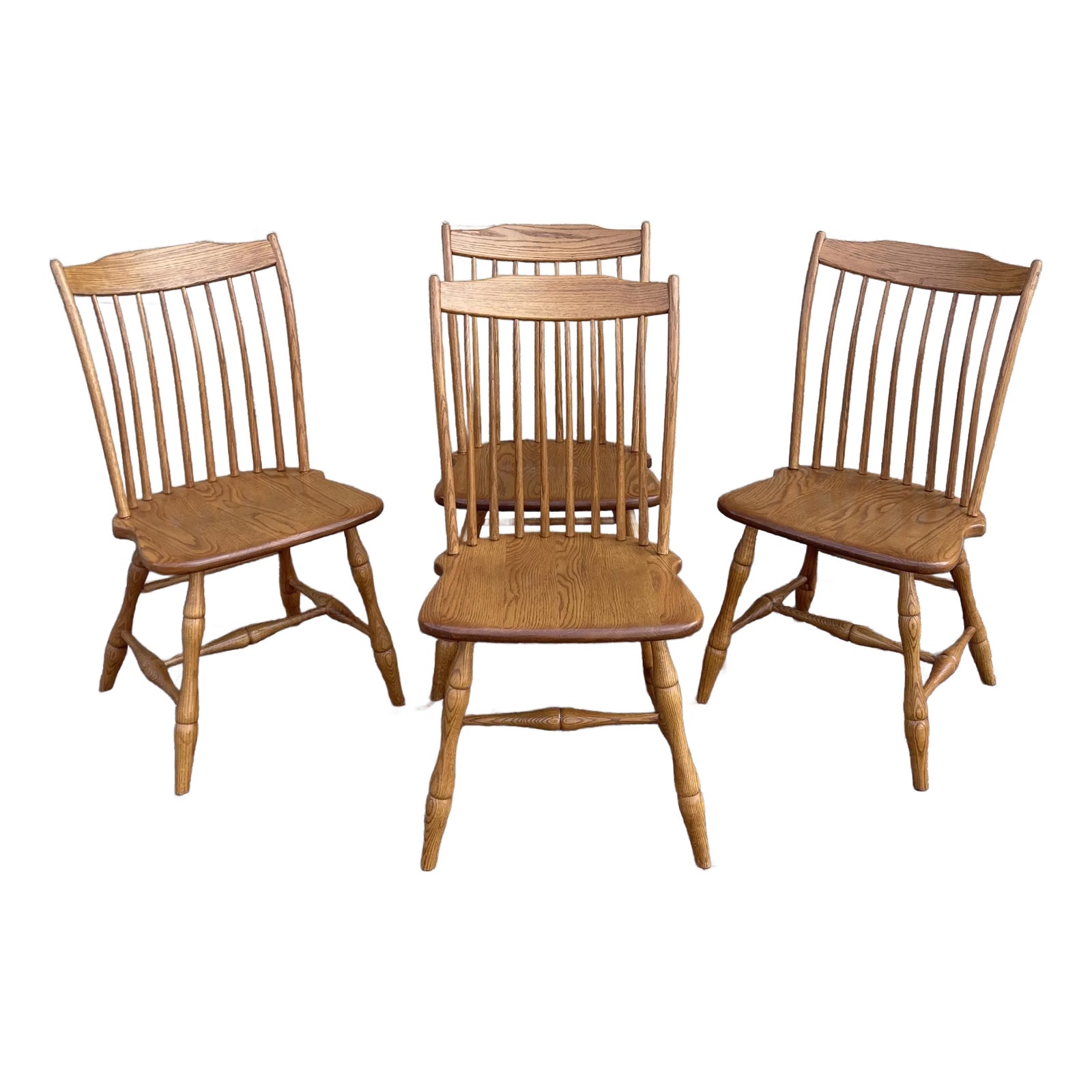 Late 20th Century Edrich Mills Hand Crafted American Traditional Solid ...