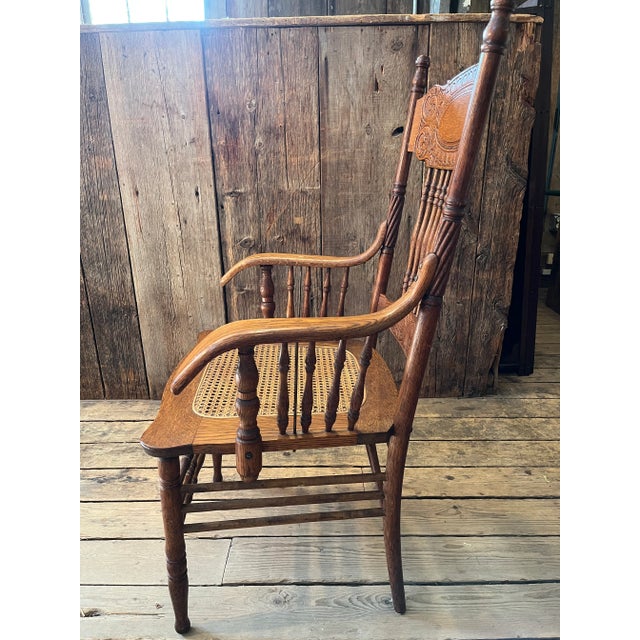 1910s Antique Oak Larkin Arm Chair | Chairish
