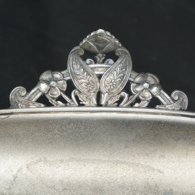 Victorian Aesthetic Movement Silver Plate and Enameled Glass ...