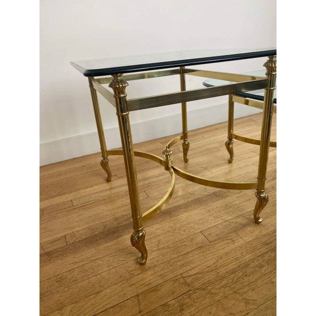 1980s Vintage Ethan Allen Hollywood Regency Style End Table | Chairish