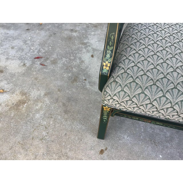 1970s Green Fretwork Bench | Chairish