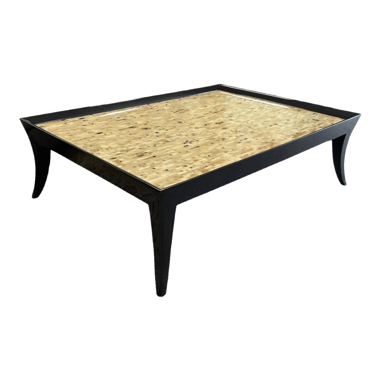 Fendi Custom Contemporary Lacquered Coffee Table | Chairish