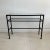 Black Iron Console Table | Chairish