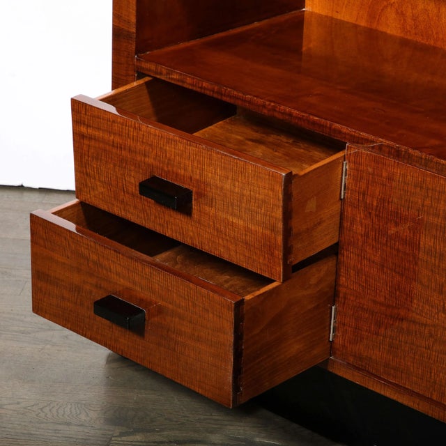 Art Deco East Indian Laurel Bookcase by Gilbert Rohde for Herman Miller ...