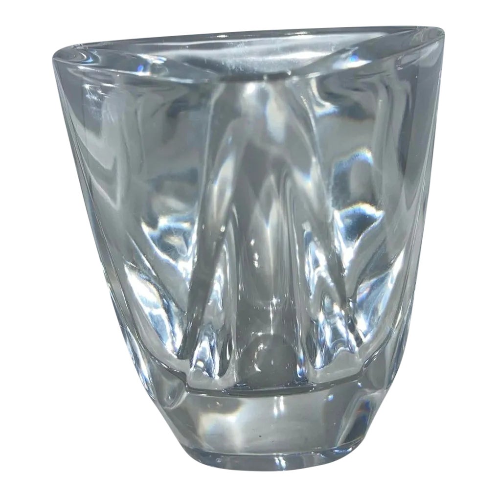 Vintage Tricorne by Val St Lambert Triangle Crystal Glass Trinket ...