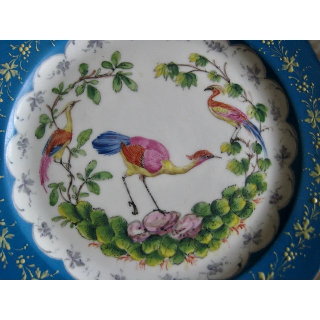 Antique Dresden Bird Decorative Plates- Set of 4 | Chairish
