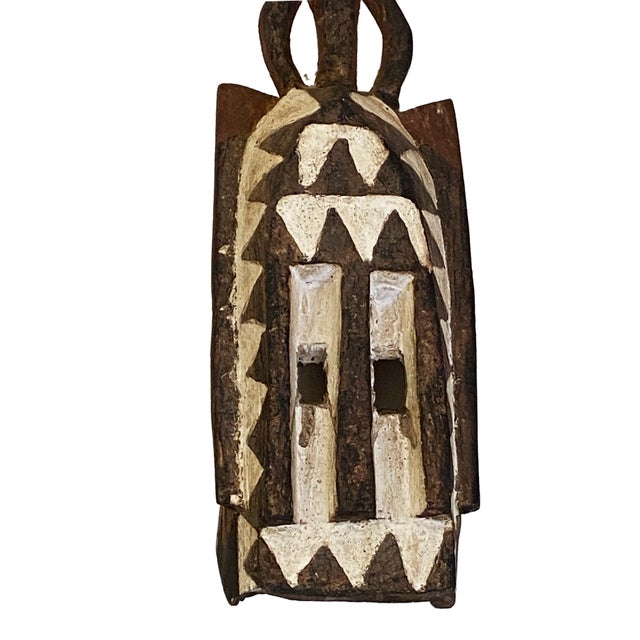African Old Dogon Wooden Mask Kanaga Mali 47" H | Chairish