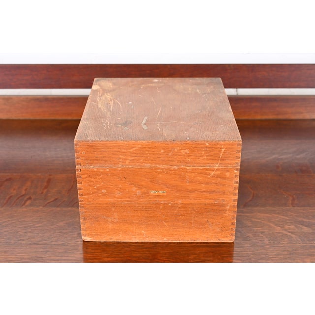 Antique Globe Wernicke Filing Box From Frank Lloyd Wright's DeRhodes ...