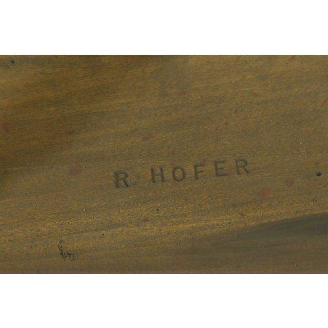 R. Hofer Signed Bench Made Windsor Armchair | Chairish