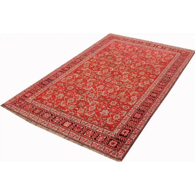 1930s Old Russian Shirvan Area Rug 4’3″ X 6’7″ | Chairish