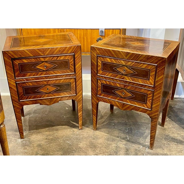 Pair of Italian Neo-Classical Side Tables | Chairish