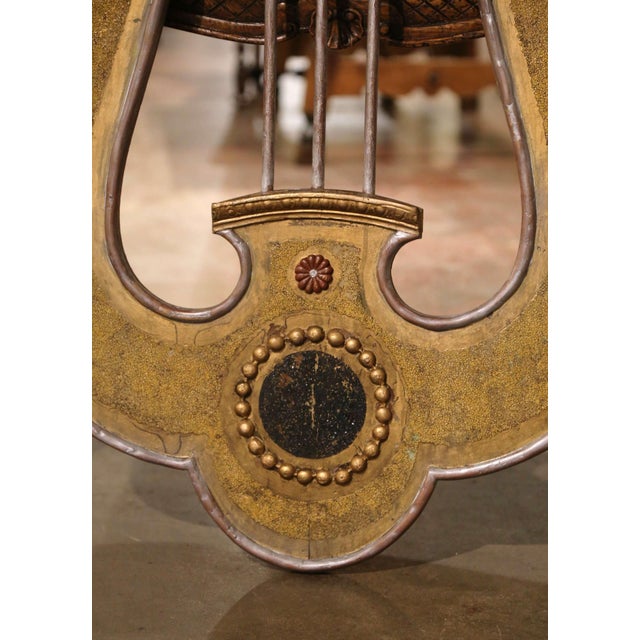 18th Century Italian Carved Giltwood, Silvered and Painted Decorative ...