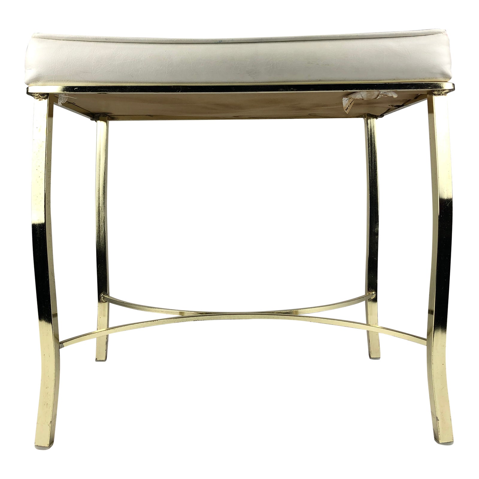 Mid 20th Century George Koch & Sons Mid Century Modern Brass & Vinyl ...