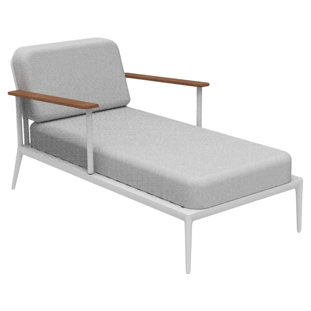 Nature White Divan Chaise Lounge by Mowee | Chairish
