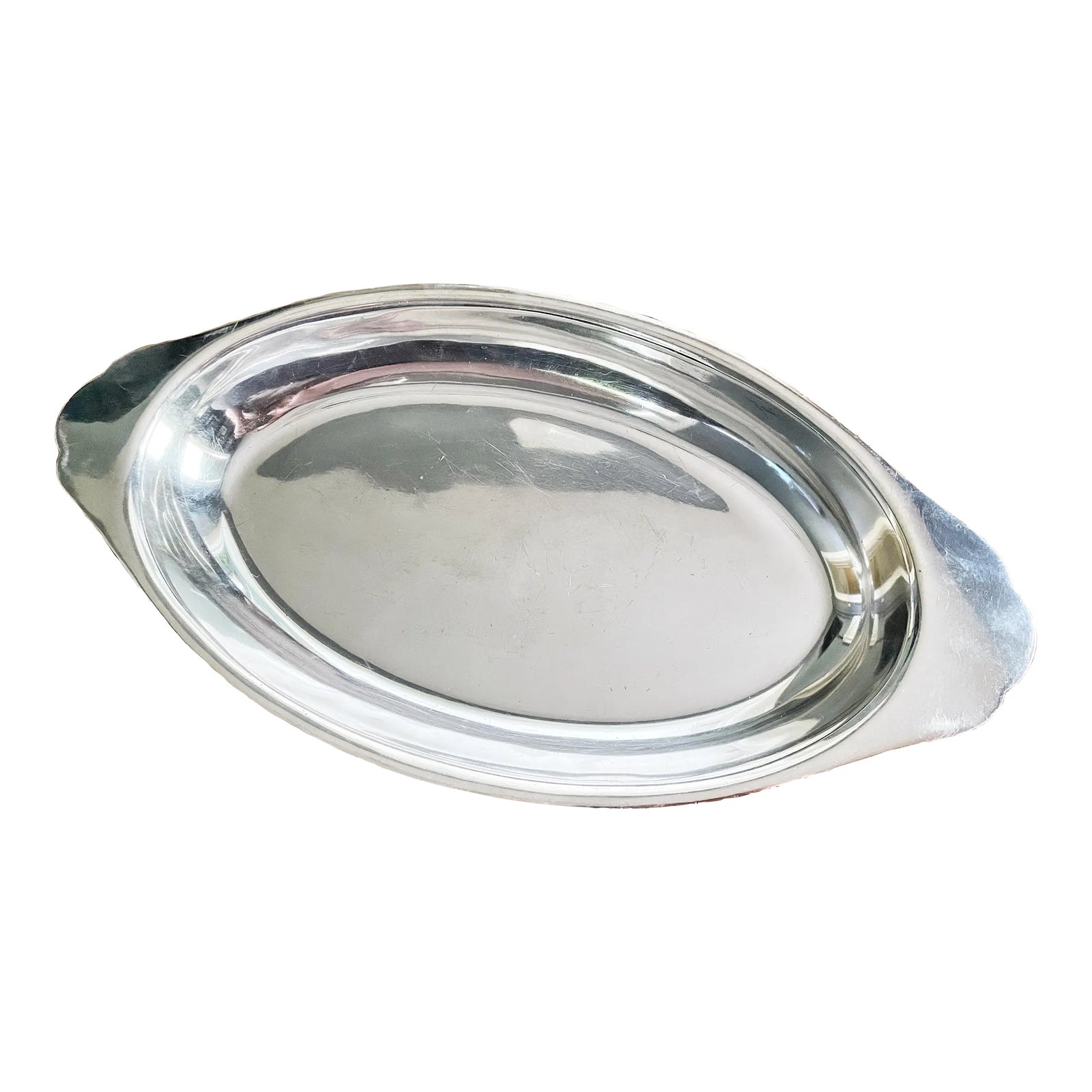 Antique Heinrichs Copper & Sterling Silver Gratin or Roasting Pan From ...