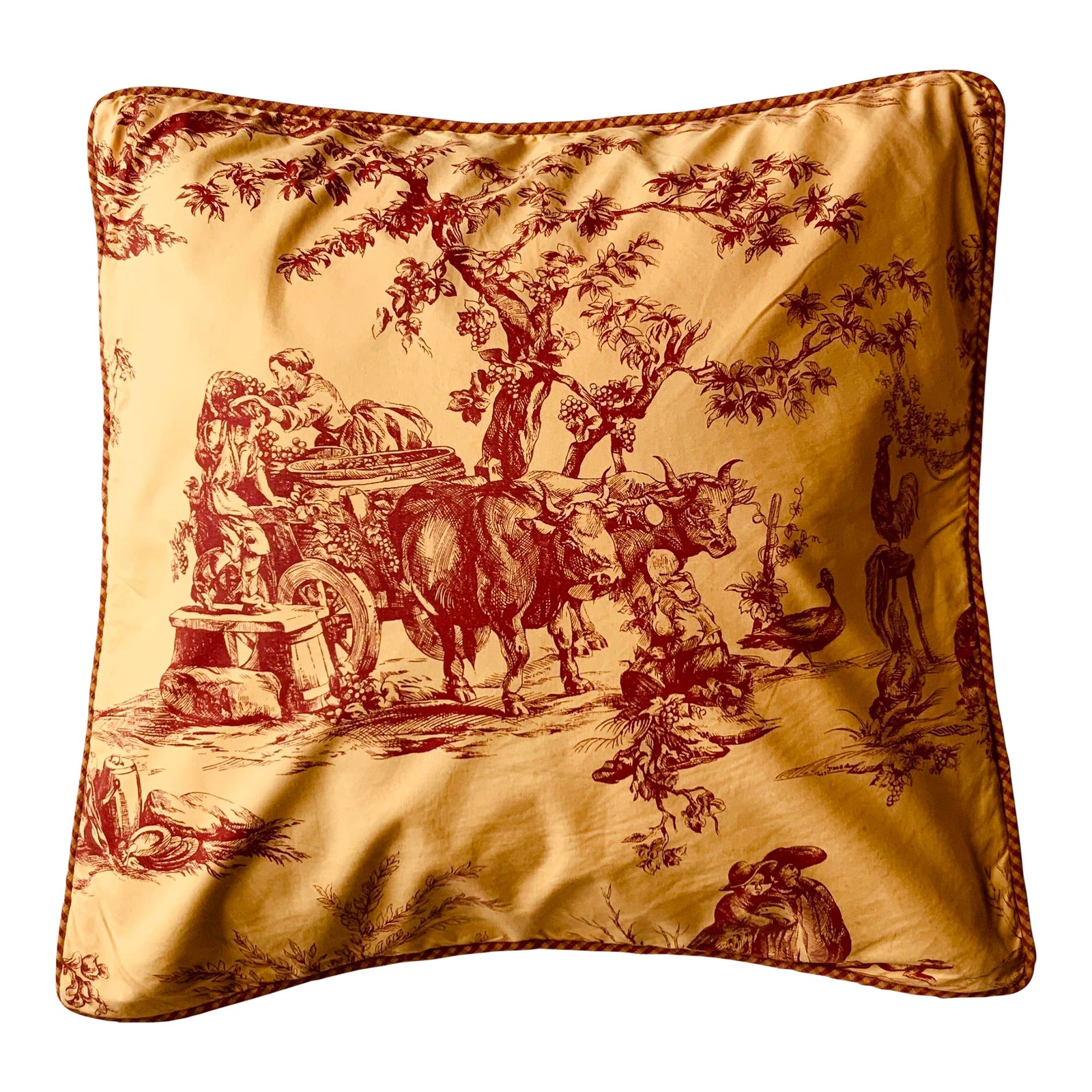 Bespoke French Classic Country House Style Throw Pillow - "Automne ...