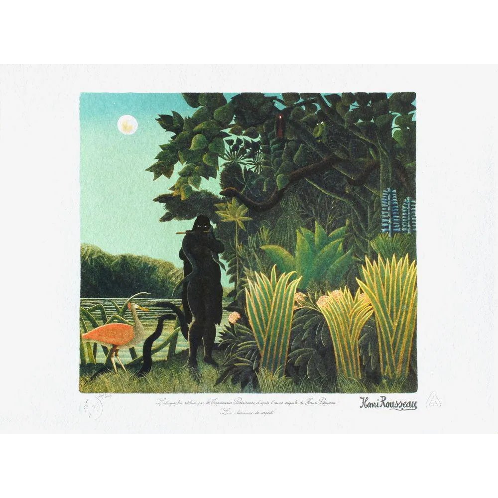 1990s Le Douanier Rousseau (After), the Snake Charmer, Lithograph ...