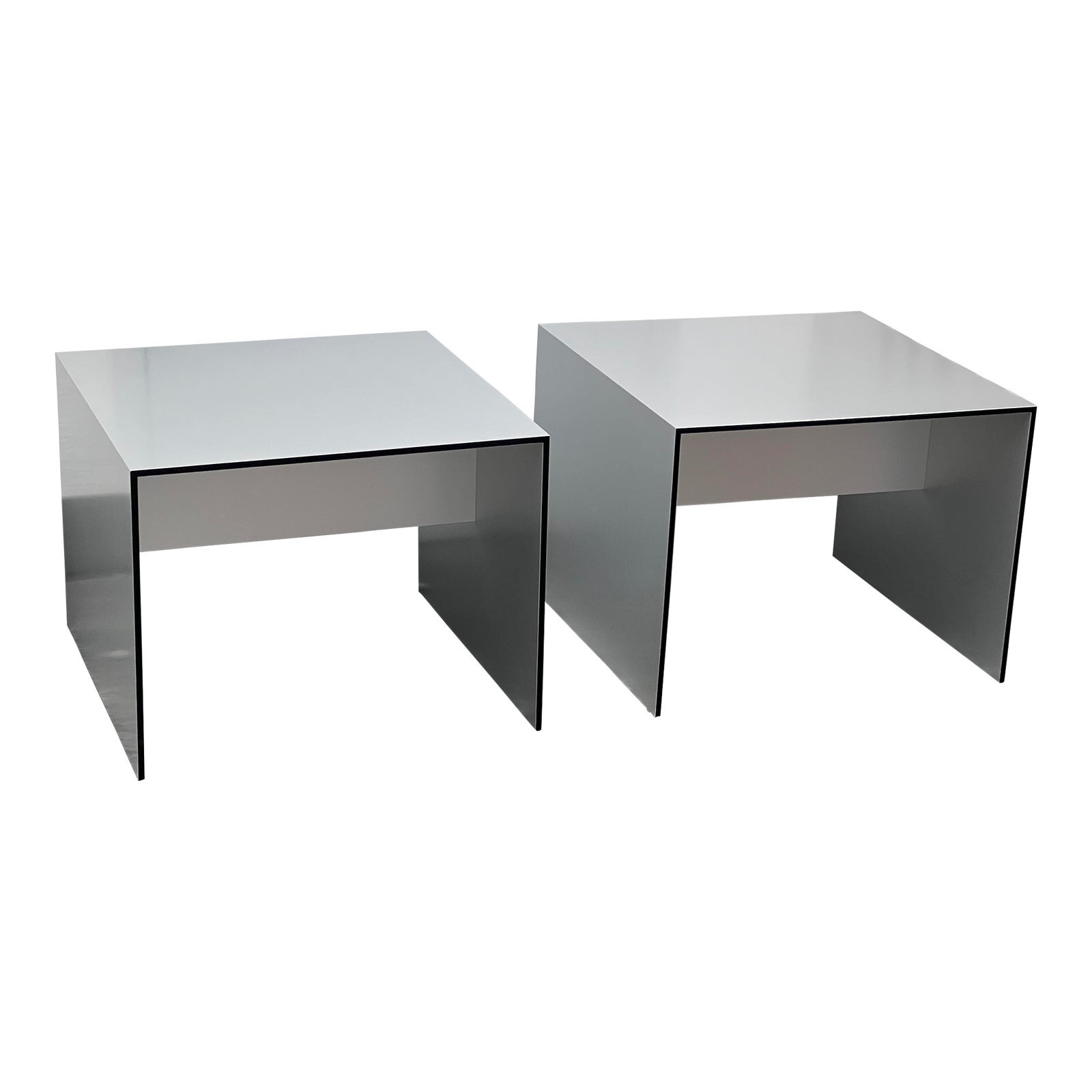 B & B Italia Antioni Citterio T60 Low Tables, a Pair | Chairish