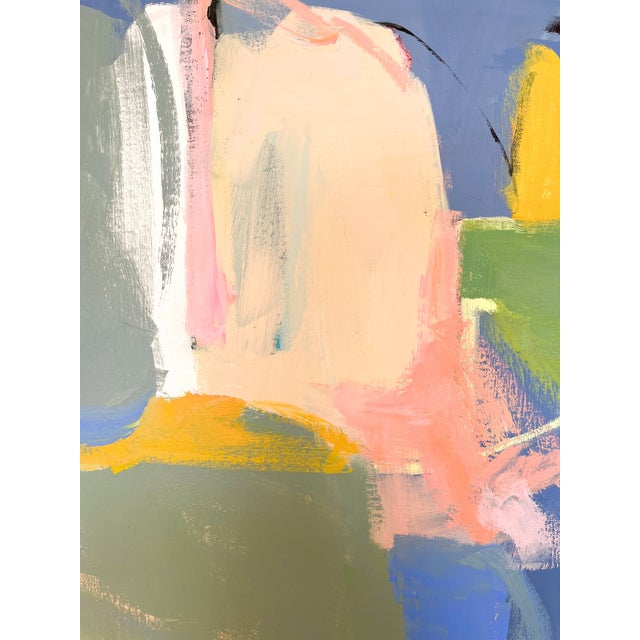 "Sunshine and Its Shadow" Contemporary Original Modern Abstract Mixed-Media Painting by ...