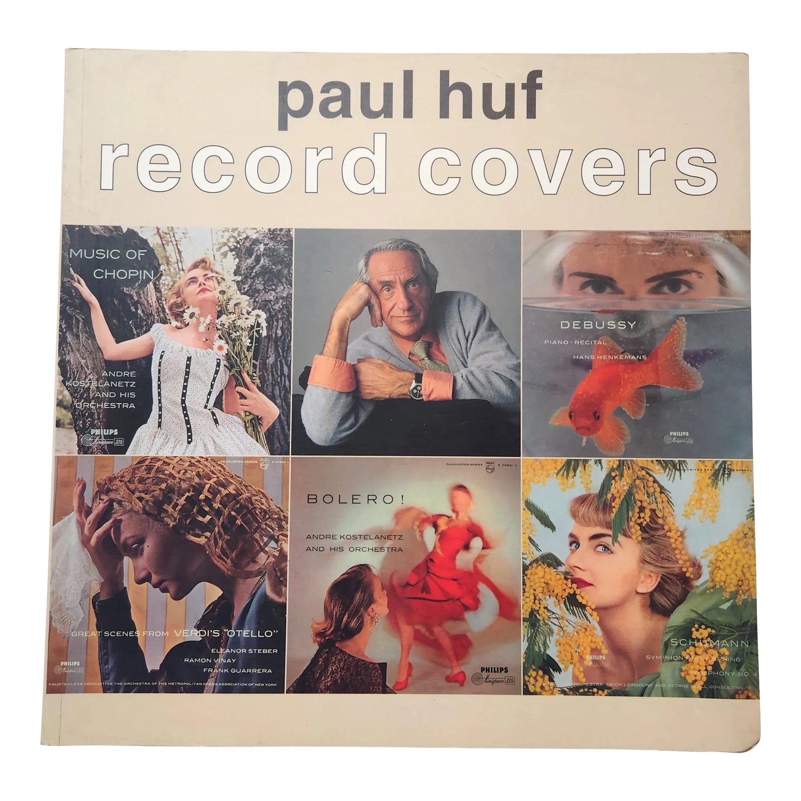 Paul Huf Record Covers 1999 Coffee Table Art Design Book | Chairish