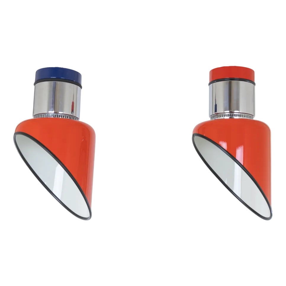 Sisten Ceiling Lamps by Gianni Celada for Fontana Arte, 1970s, Set of 2 ...