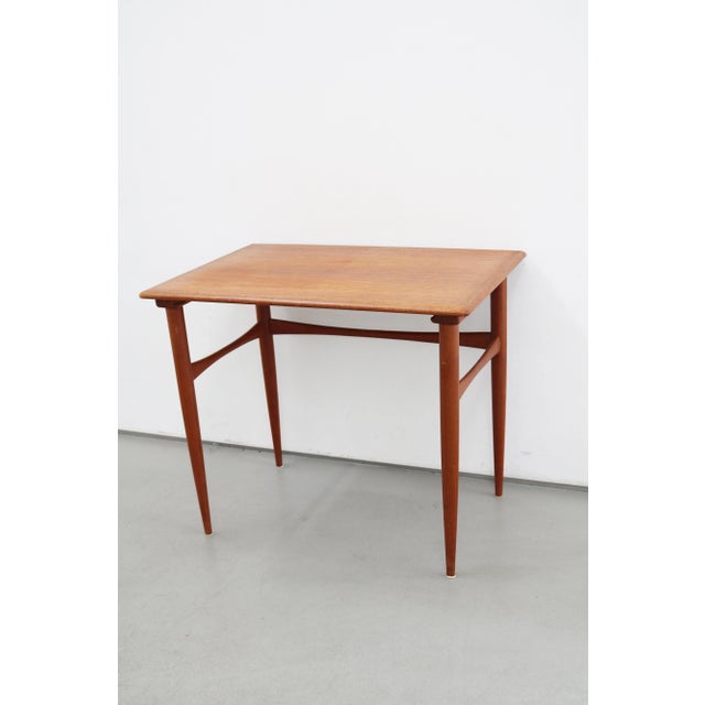 Teak Side Table by Kai Kristiansen for Skovmand & Andersen Denmark ...