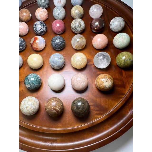 Gift Idea Late 20th Century European Handcrafted Solitaire Game With ...