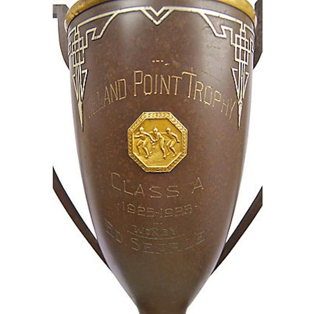 Speed Skating Trophy by Heintz | Chairish