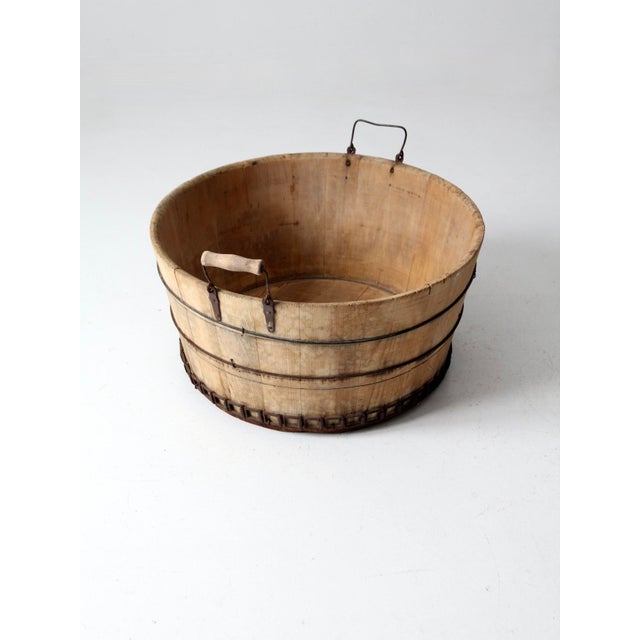 Antique Barrel Basin Tub | Chairish
