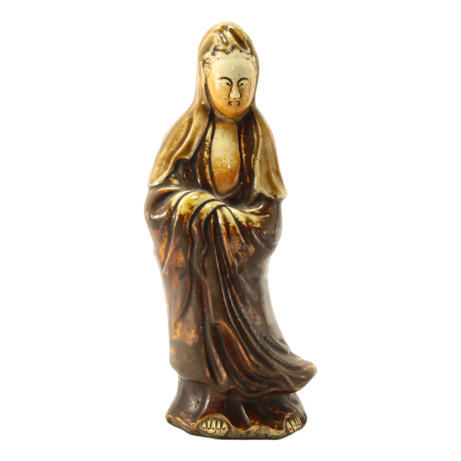19th Century Joseon Dynasty Korean Ceramic Guanyin / Quan Yin / Gwan ...