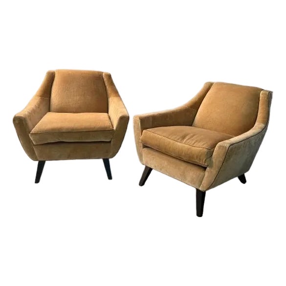 Set of Michel Berman Summit Lounge Chairs | Chairish