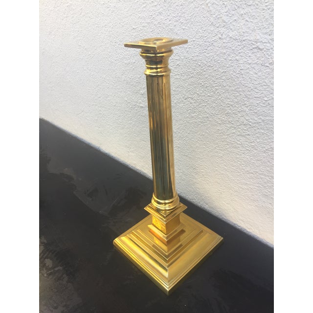 Magnificent Golden Modern Mid Century Hollywood Regency Candlesticks ...