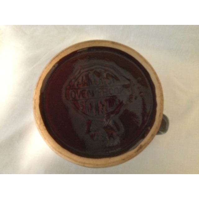 Mid-Century Modern Daisy & Dot MarCrest Stoneware Pitcher | Chairish