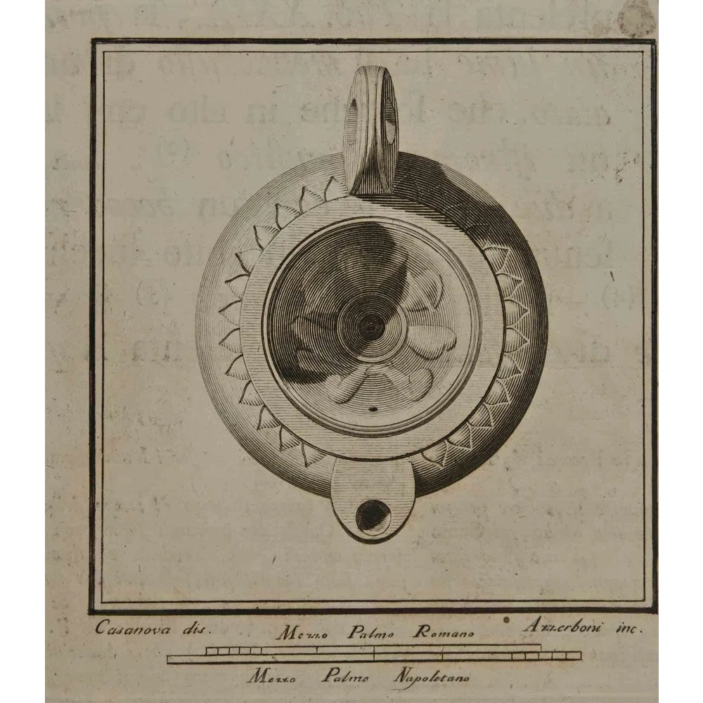 Giacomo Casanova, Ancient Roman Still Life, Etching, 18th Century ...