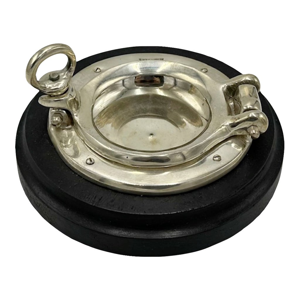 Vintage Hermes Paris Nautical Maritime Porthole Ashtray | Chairish