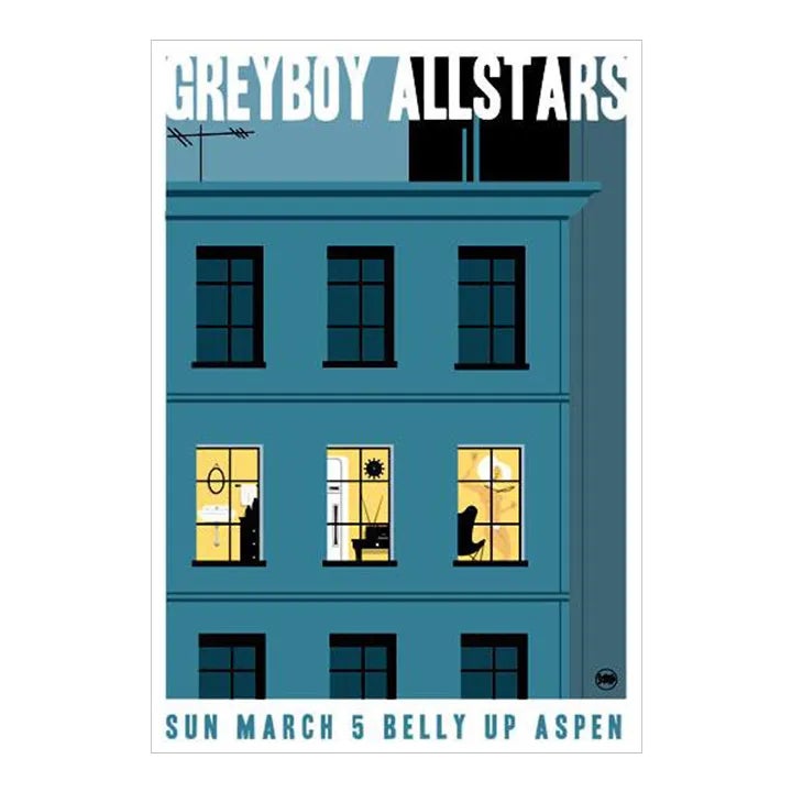 2006 American Concert Poster, Greyboy Allstars (Belly Up) | Chairish