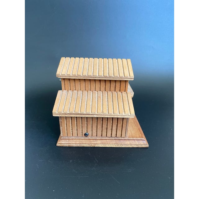 Vintage Wooden Horse Coming Out of Barn Mechanical Sankyo Music Box ...