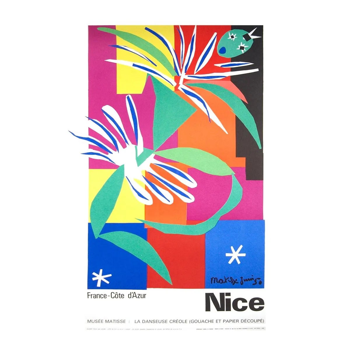 1965 Henri Matisse 'La Danseuse Creole, Nice, France' Modernism ...