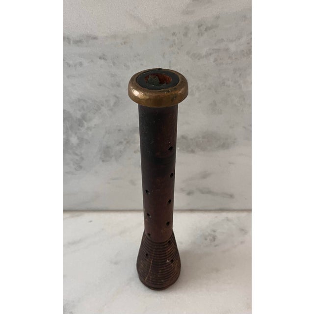 Vintage Industrial Wood Thread Spool Spindle | Chairish