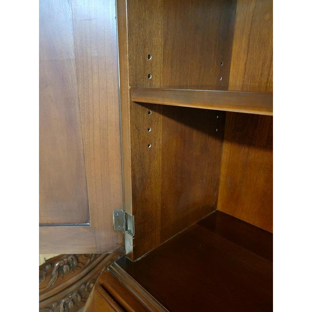 Vintage Statton Cherry Wood Chippendale American Colonial Secretary ...