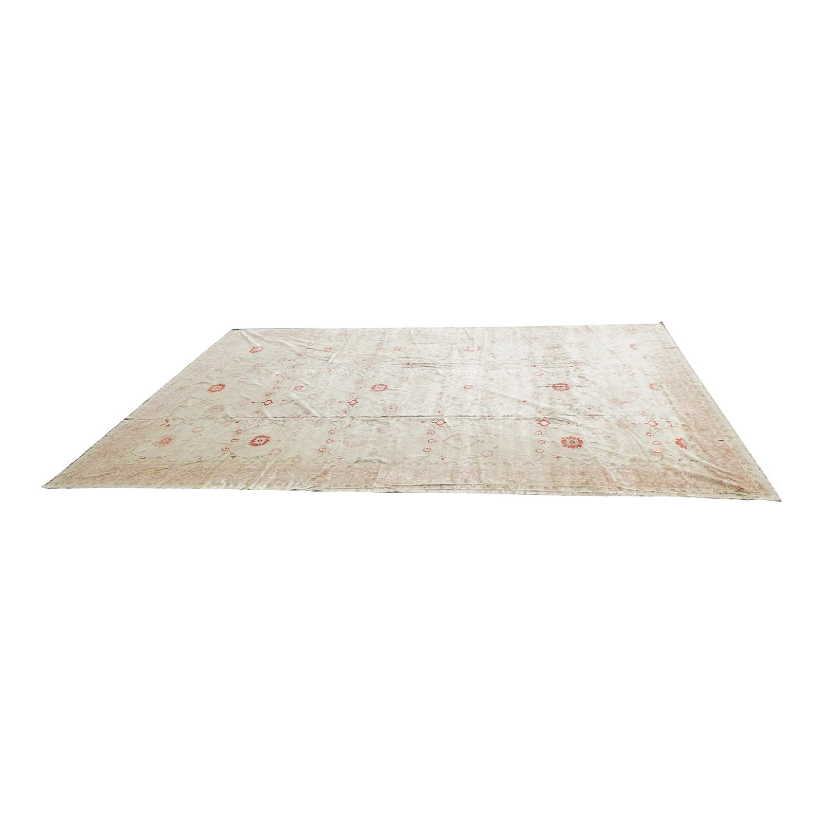 Palatial Size Hand Woven Approx. 16 X 23 Oriental Vintage Rug | Chairish