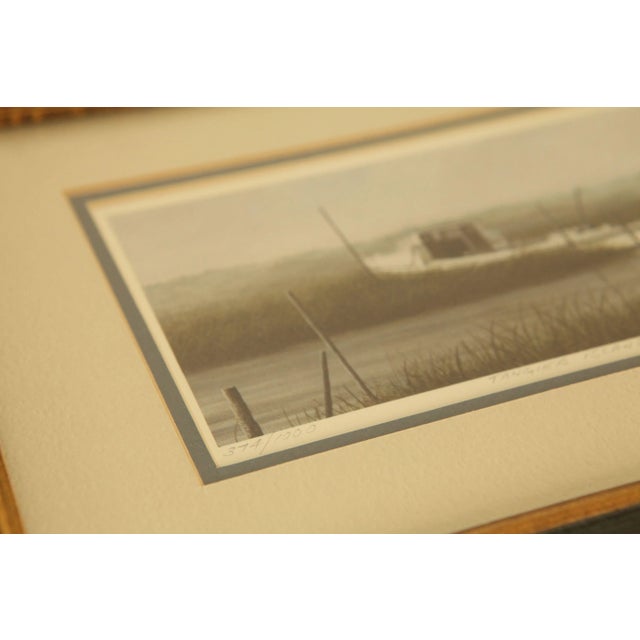 David Knowlton III Framed Limited Edition Print "Tangier Island" 374/ ...