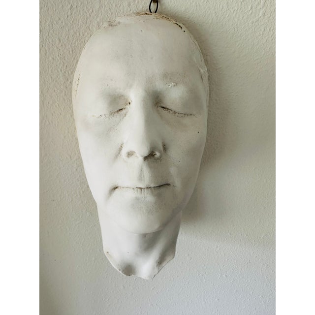 1970’s Plaster Face Wall or Tabletop Sculpture | Chairish