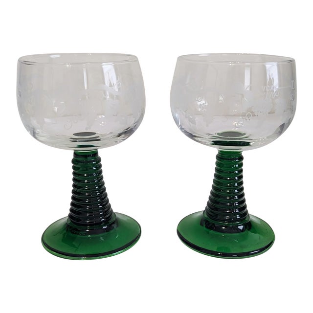 1960s Luminarc French Wine Glasses A Pair Chairish
