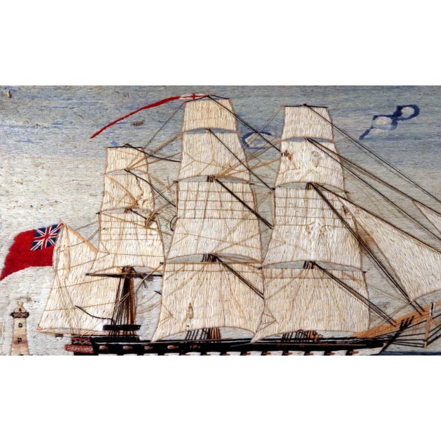 Sailor's Woolwork of Hms Meeanee Outward Bound, Year 1862 | Chairish
