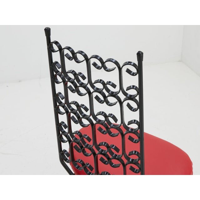 Iron Scroll Chair By Arthur Umanoff, 1960s | Chairish