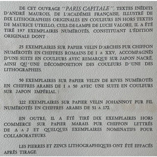 Maurice Utrillo, Pont-Neuf, Paris Capitale, Maurice Utrillo, 1955 | Chairish