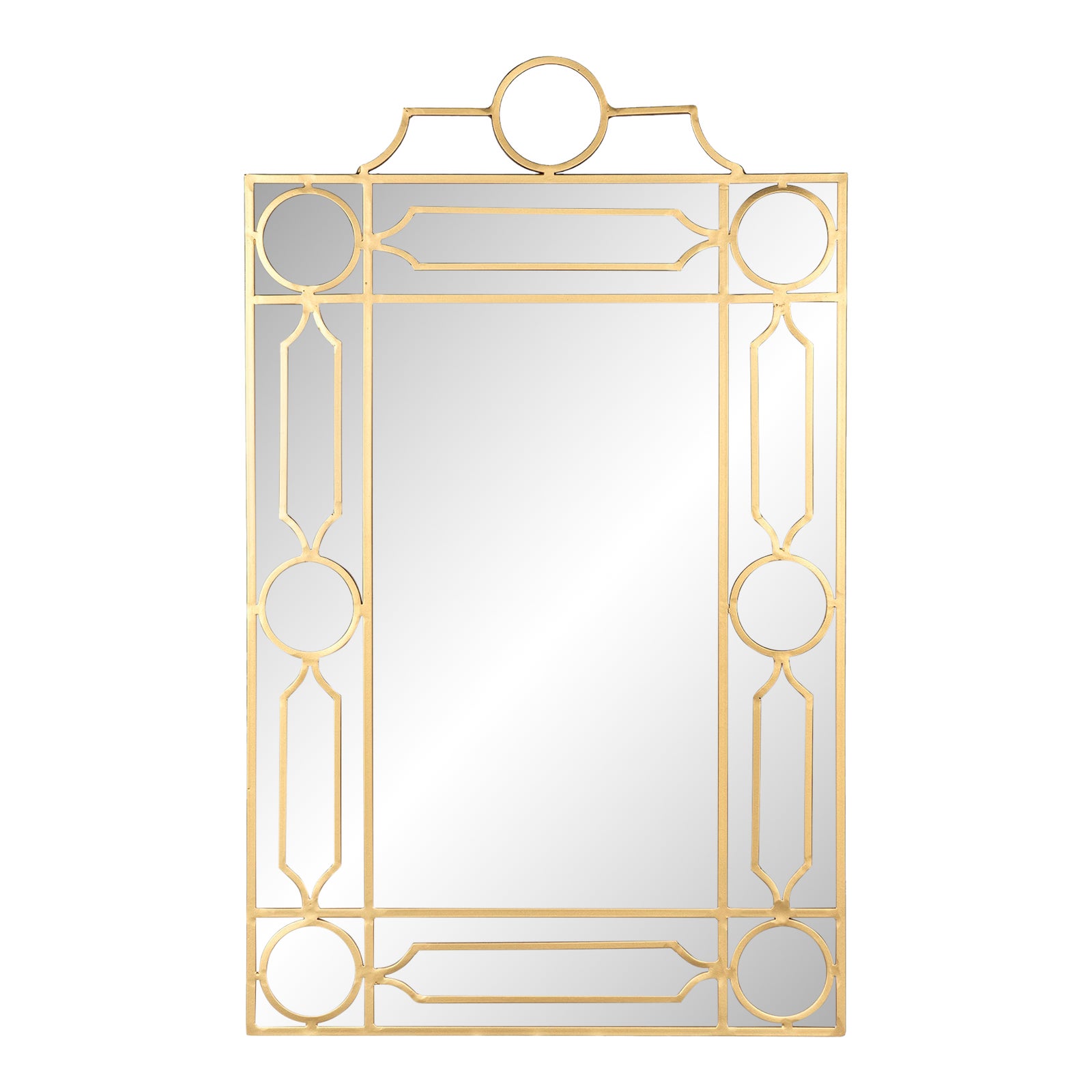 Antique Fretwork & Trellis Mirror | Chairish