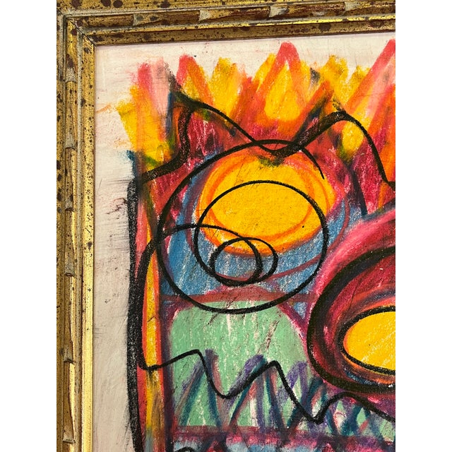Signed Original Wayne Cunningham Abstract Figure Modern Art | Chairish